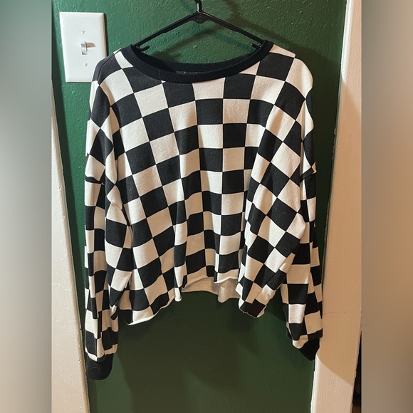Forever 21 | Sweaters | Checkered Cropped Sweater | Poshmark
